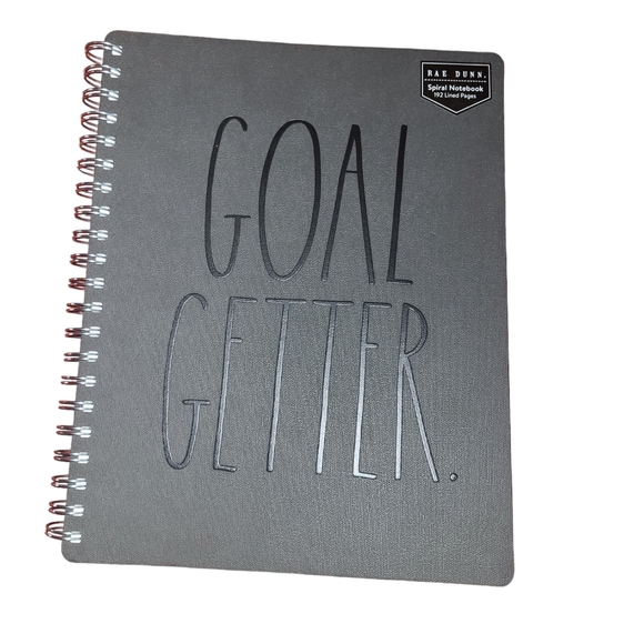 Rae Dunn | Office | New Rae Dunn Goal Getter Spiral Notebook92 Pages ...